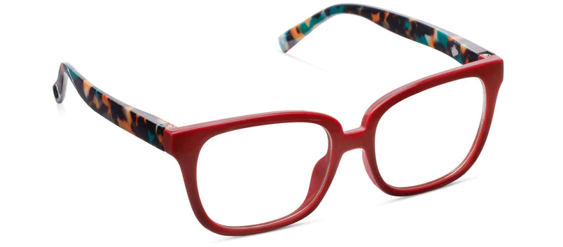 Impromptu Dark Red Teal Botanico Readers – Little Green Apple